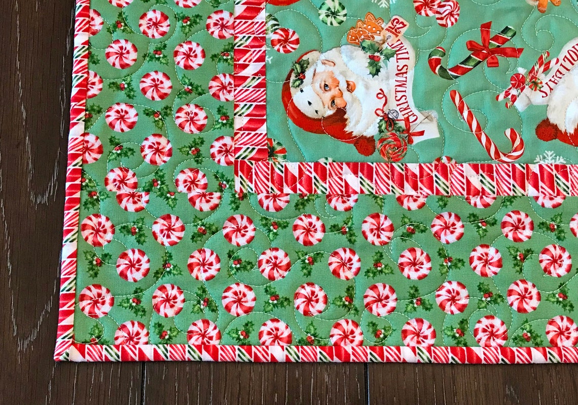 Santa Claus Table Topper Christmas Santa Table Topper - Etsy