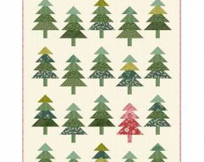 Santa in the Trees Quilt Kit - Etsy