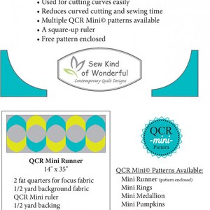 Mini Quick Curve Ruler by Sew Kind of Wonderful - QCRMINI, Acrylic ...