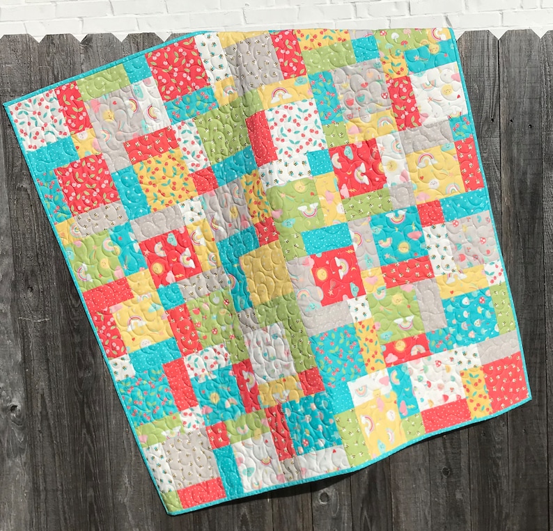 Charming Baby Quilt Pattern PDF Version Cuddle Cat Quiltworks - Etsy