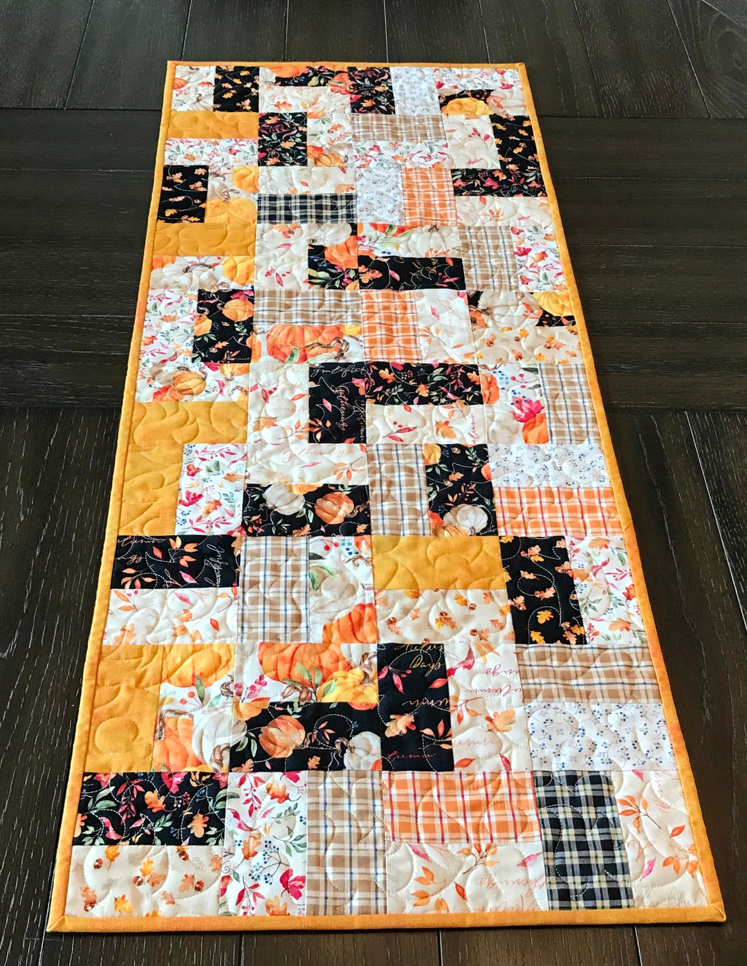 Garden Path PDF Table Runner Pattern CCQ061, Easy Charm Square Table ...