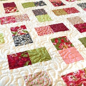 Hidden Charms Quilt Pattern PDF Version, Cuddle Cat Quiltworks CCQ069, Modern Quilt Pattern for ...