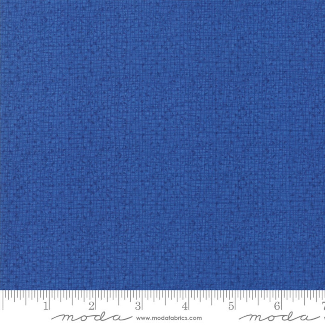 Thatched Royal Blue Fabric Moda 48626-96, Blue Blender Fabric - Royal ...
