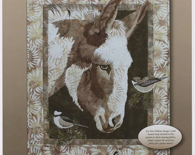 Matilda Donkey Pattern by Toni Whitney Design MAT31, Applique Quilt ...