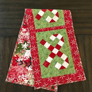 Candy Cane Lane Table Runner Pattern PDF Version - Cuddle Cat ...