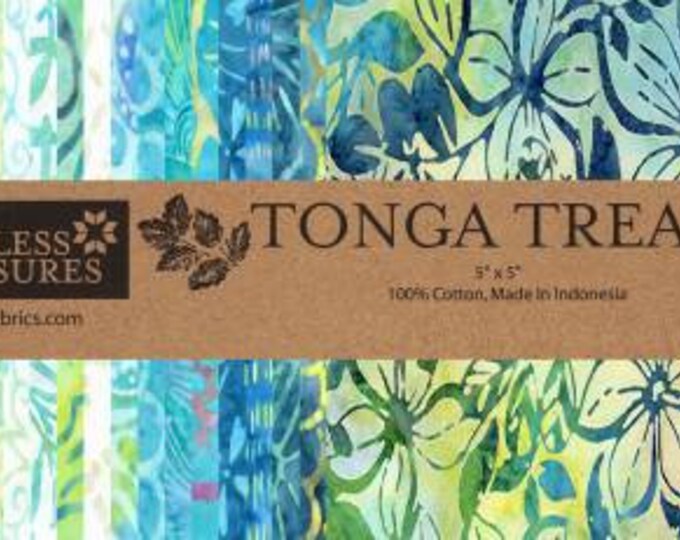 Splash Tonga Treat-mini Batik Charm Pack - Timeless Treasures MINI42 ...