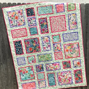 Fancy Frames Quilt Pattern PDF Version, Cuddle Cat Quiltworks CCQ074 ...