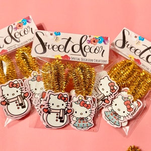 Hello Kitty Mini Christmas Tree Ornaments - Etsy