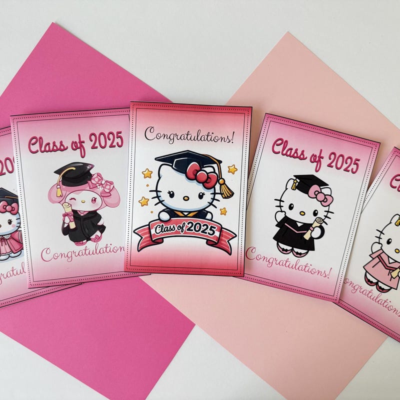 Hello Kittys Graduation - Etsy