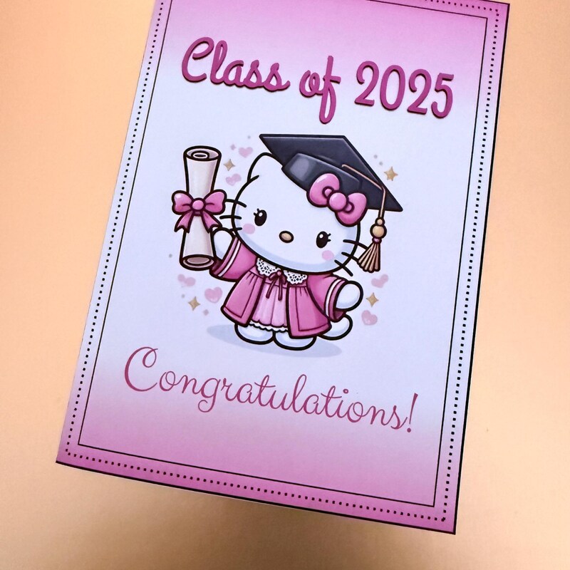 Hello Kittys Graduation - Etsy