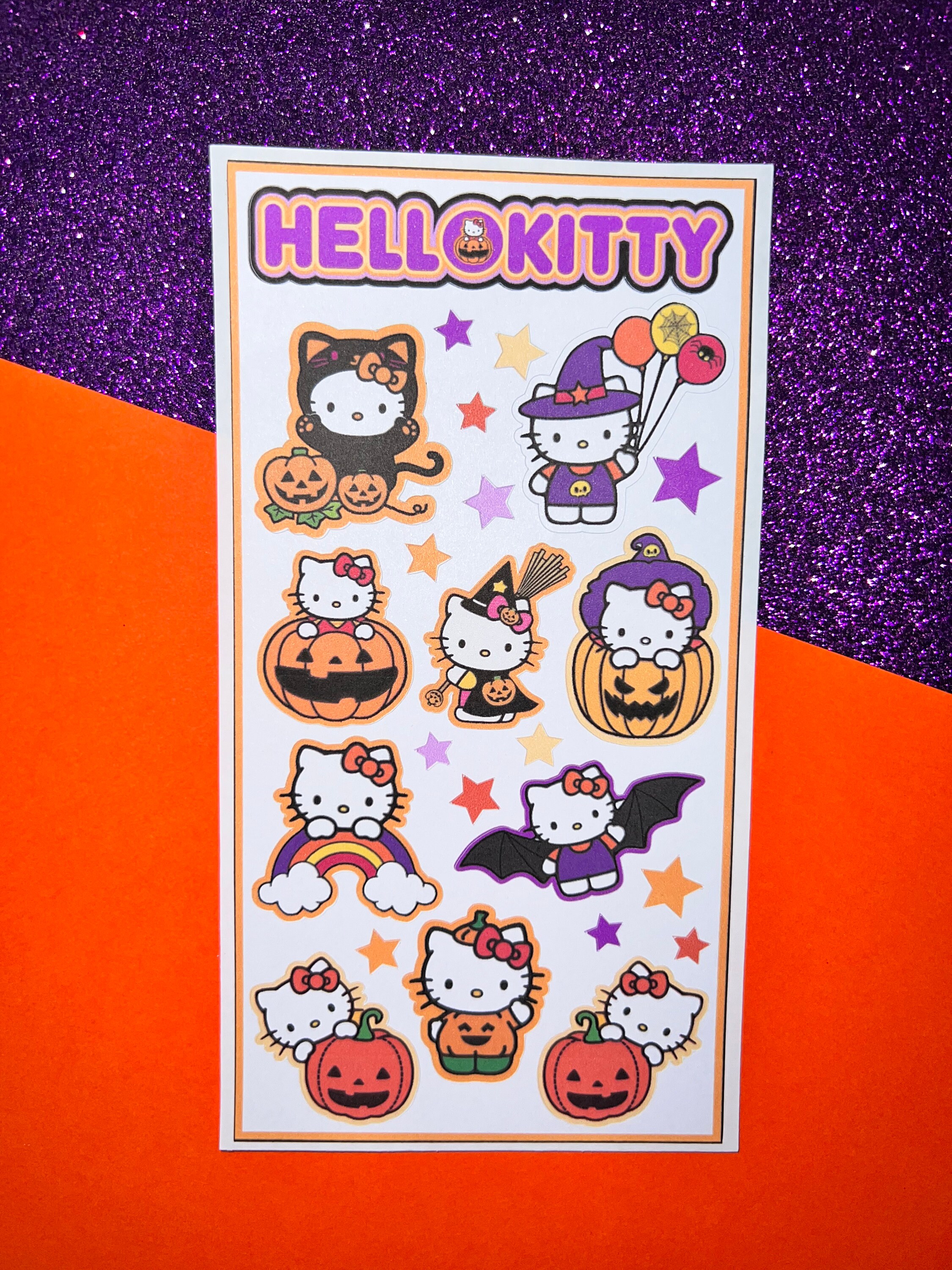 Hello Kitty Spooky Halloween Stickers, Matte - Etsy