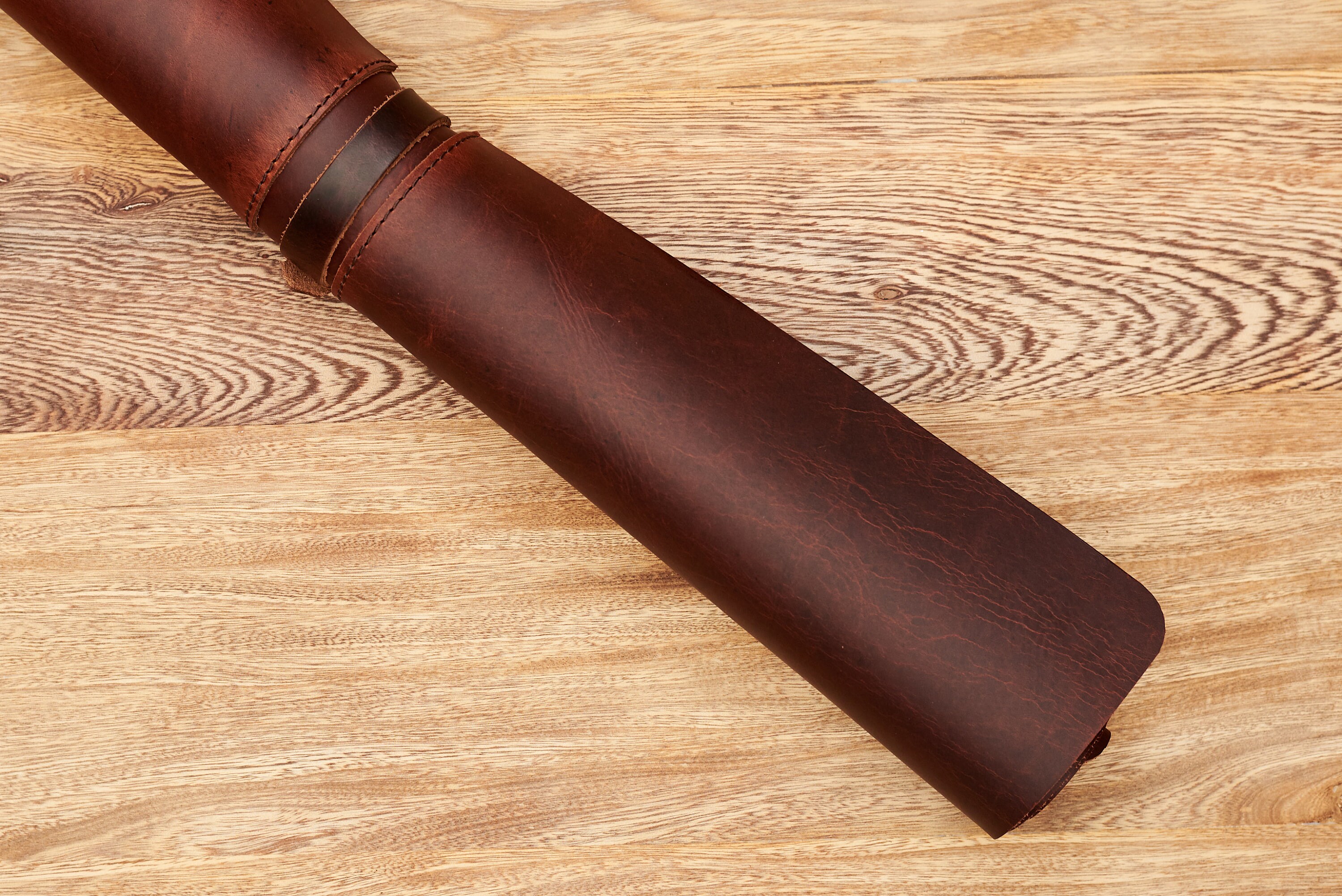 Desk Pad Distressed Cognac Leather Desk Mat Mouse Keyboard - Etsy