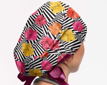 Anatomy Scrub Cap for Women Uterus Surgical Caps Ponytail - Etsy