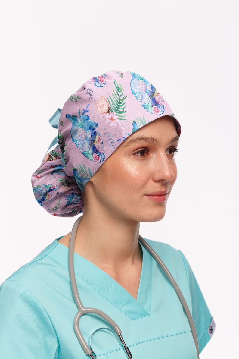 Cardiac Scrub Cap for Women Surgical Cap With Heart Anatomy | Etsy