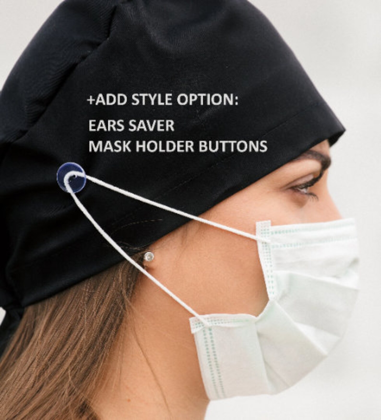 Figs Ponytail Scrub Cap for Women, Tropical Fruits Euro Surgical Hat - Etsy