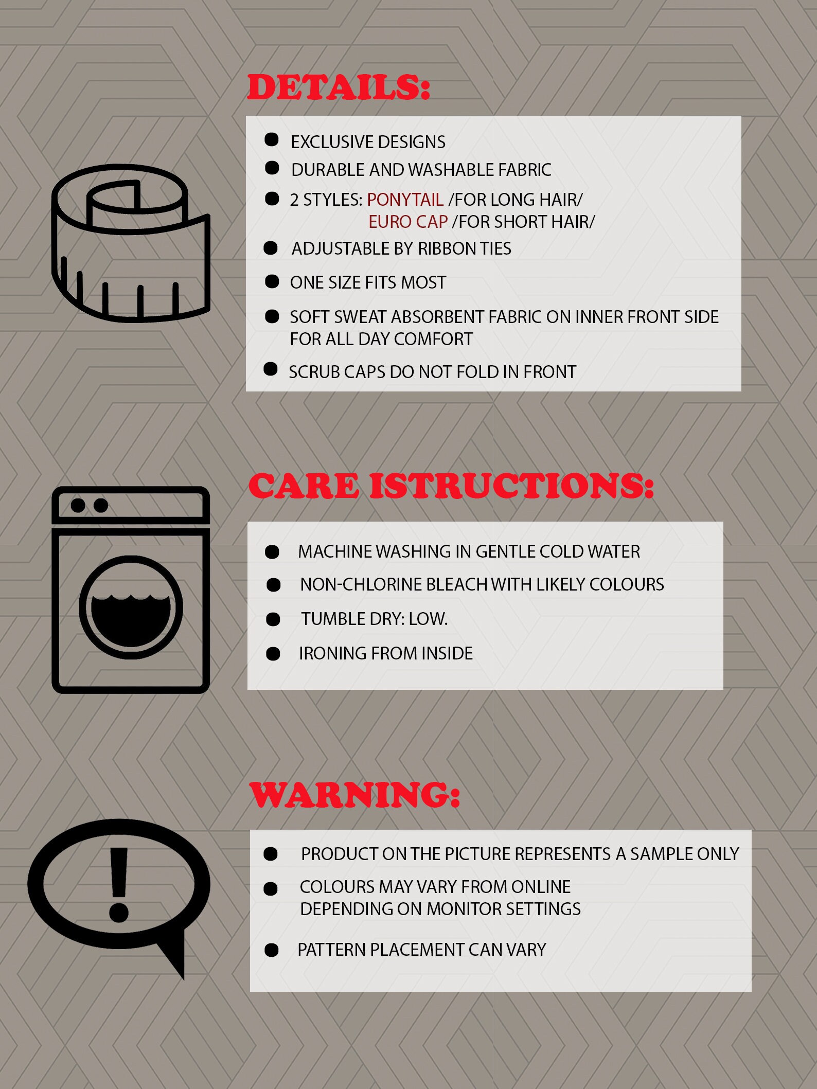 Figs Ponytail Scrub Cap for Women, Tropical Fruits Euro Surgical Hat - Etsy