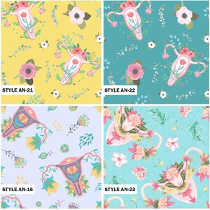 Anatomy Scrub Cap for Women, Uterus Surgical Caps, Ponytail Scrub Hat ...