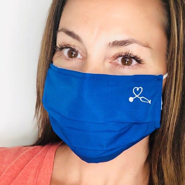 Mask With Filter Pocket and Nose Wire - Etsy