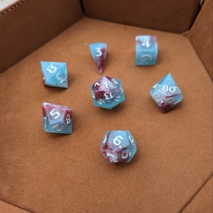 Shark Attack Dnd Dice Set D20/D%/D12/D8/D6/D4 - Etsy