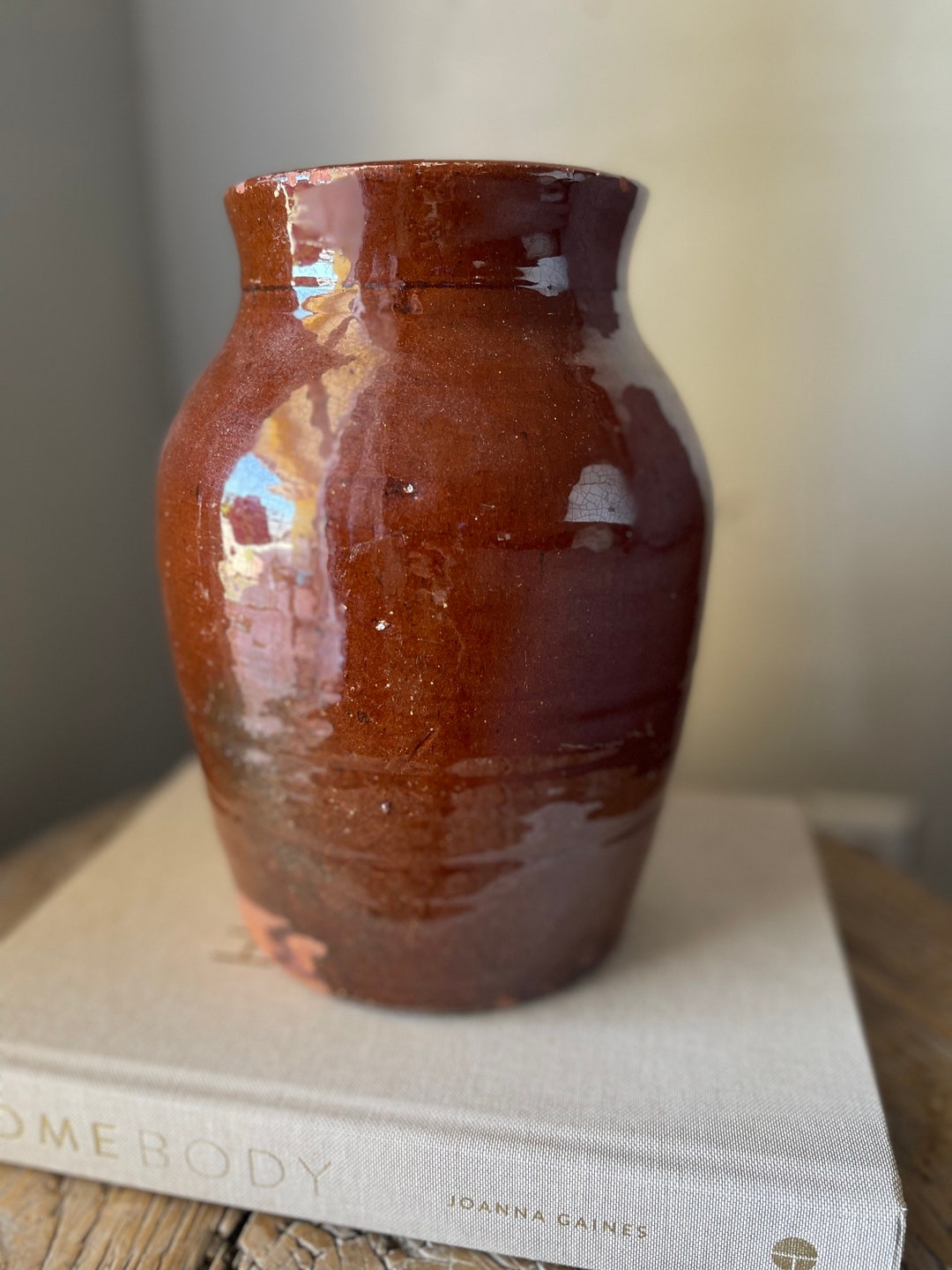 Vintage Glaze Pot - Etsy