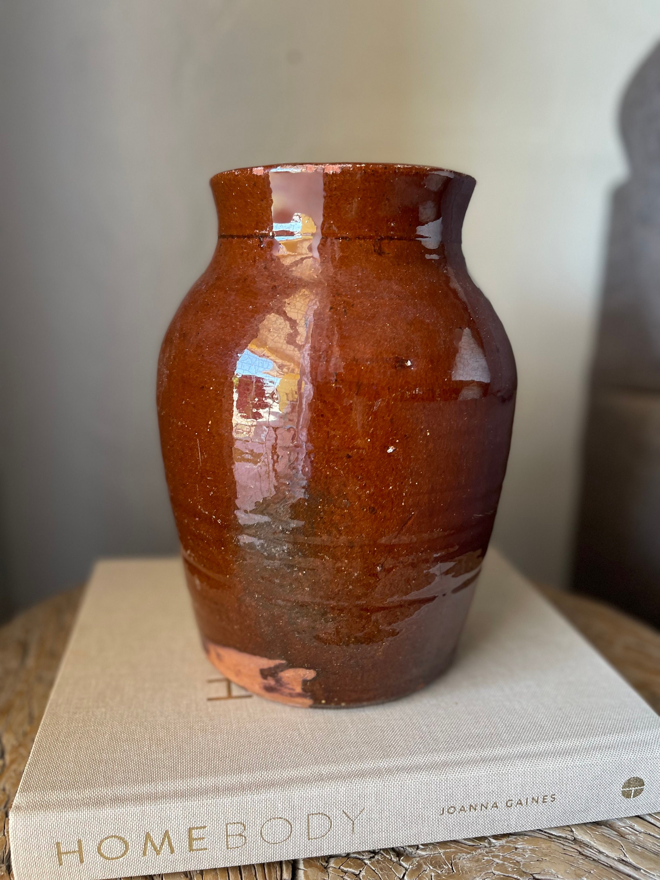 Vintage Glaze Pot - Etsy