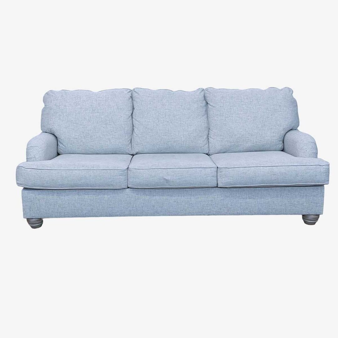 Contemporary Neutral off White Fabric Sofa - Etsy
