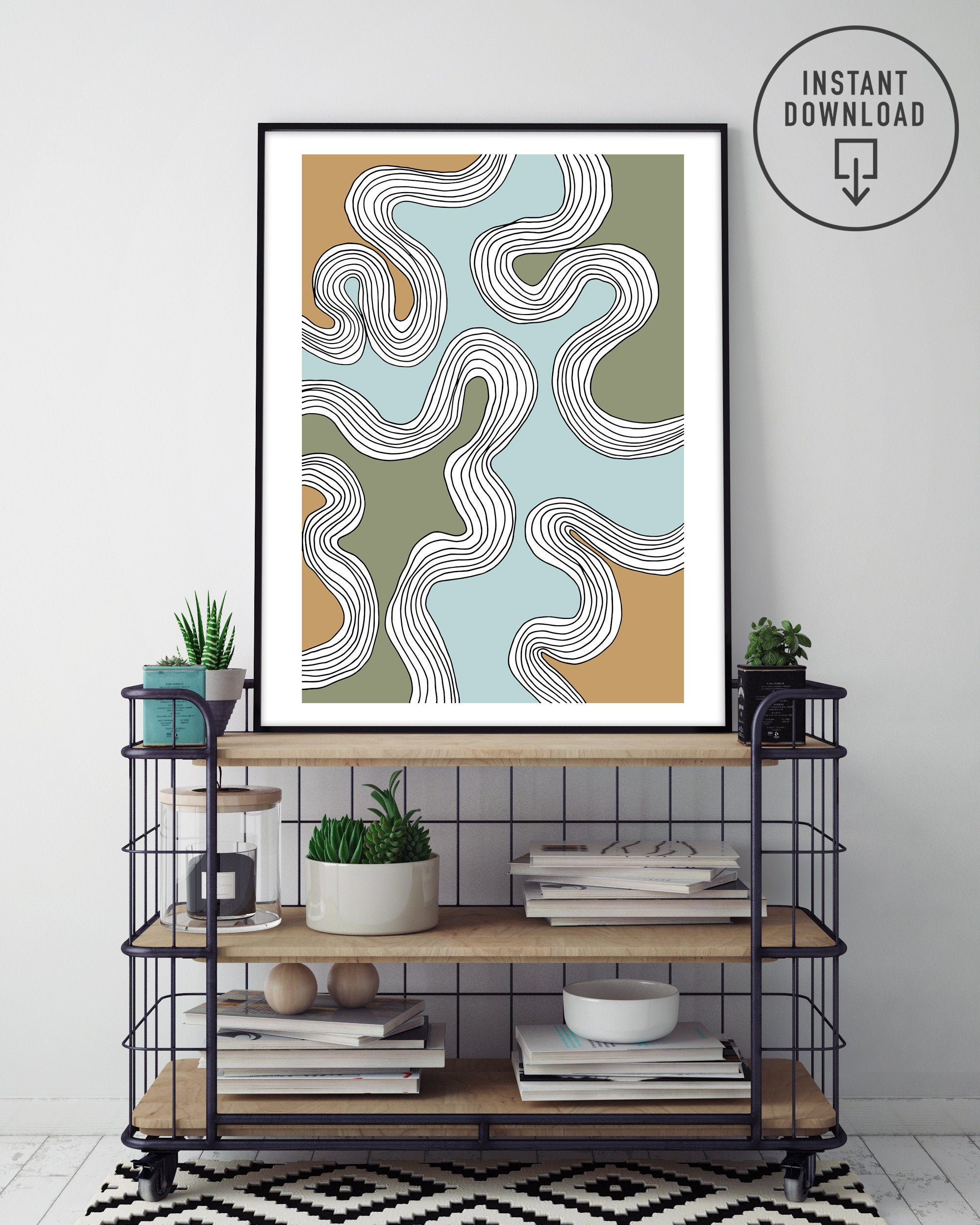 River Run, Printable Art, Printable Wall Art, Instant Download ...