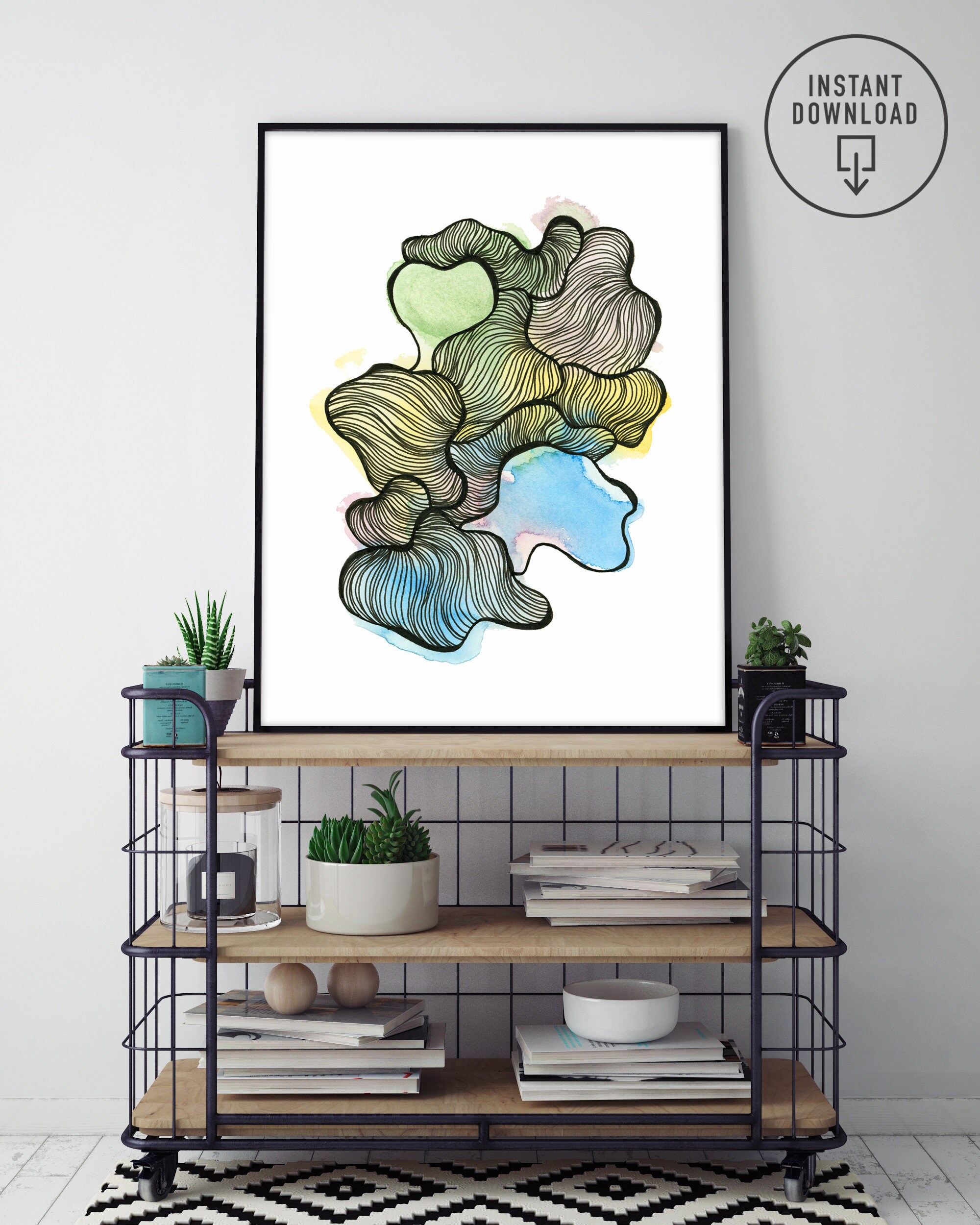 Printable Art, Downloadable Prints, Instant Download, Modern Wall Art ...