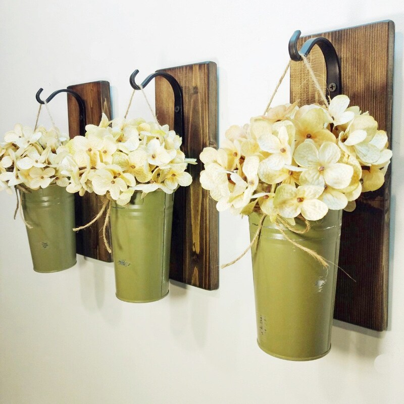 Silver Hanging Planter - Etsy