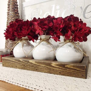 Ceramic Vase, White Vase, Vase and Flowers, Floral Centerpiece, Rustic ...