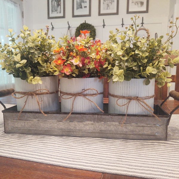 Rustic Dining Table Decor - Etsy