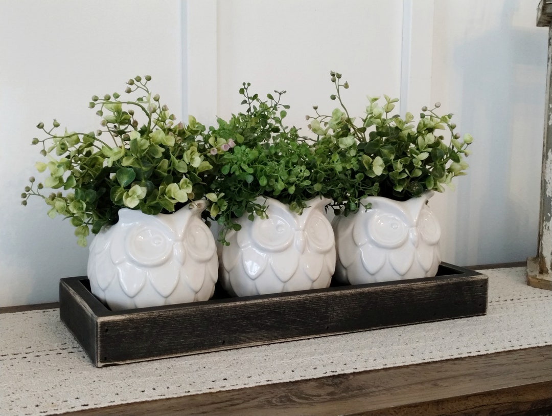 Unique Owl Table Centerpiece, Farmhouse Dining Table Decor, Owl Home ...