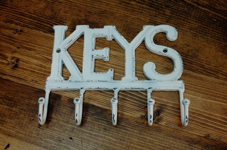 KEYS Metal Key Rack, Key Holder, Key Hooks, Key Rack, Cast Iron Hooks ...