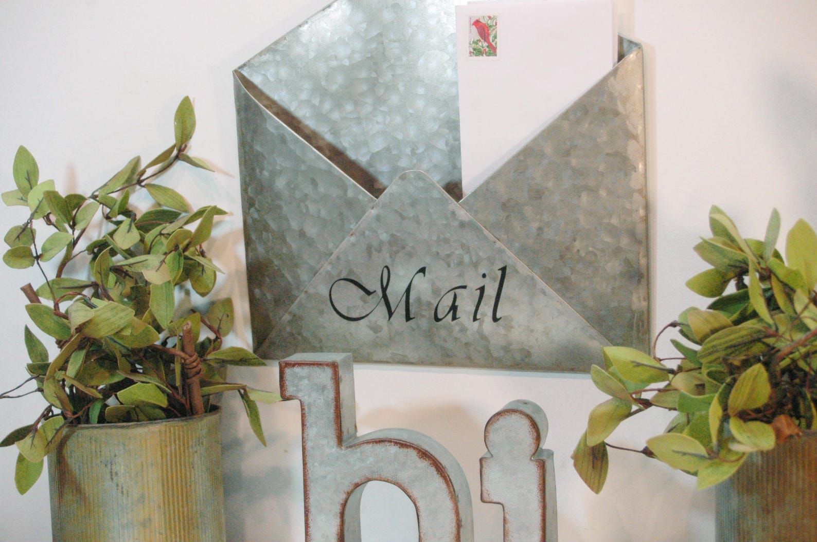 Metal mail Envelope Metal Envelope Mail - Etsy