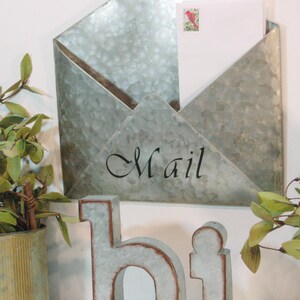 Metal mail Envelope Metal Envelope Mail - Etsy