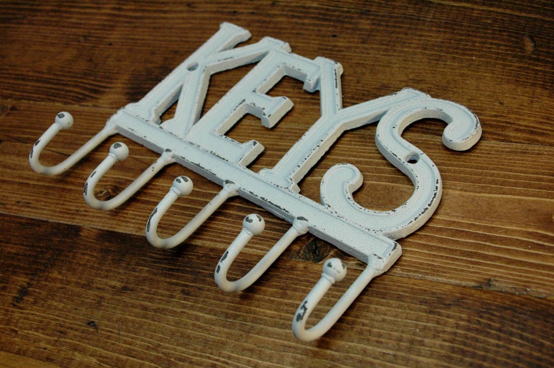 KEYS Metal Key Rack Key Holder Key Hooks Key Rack Cast - Etsy