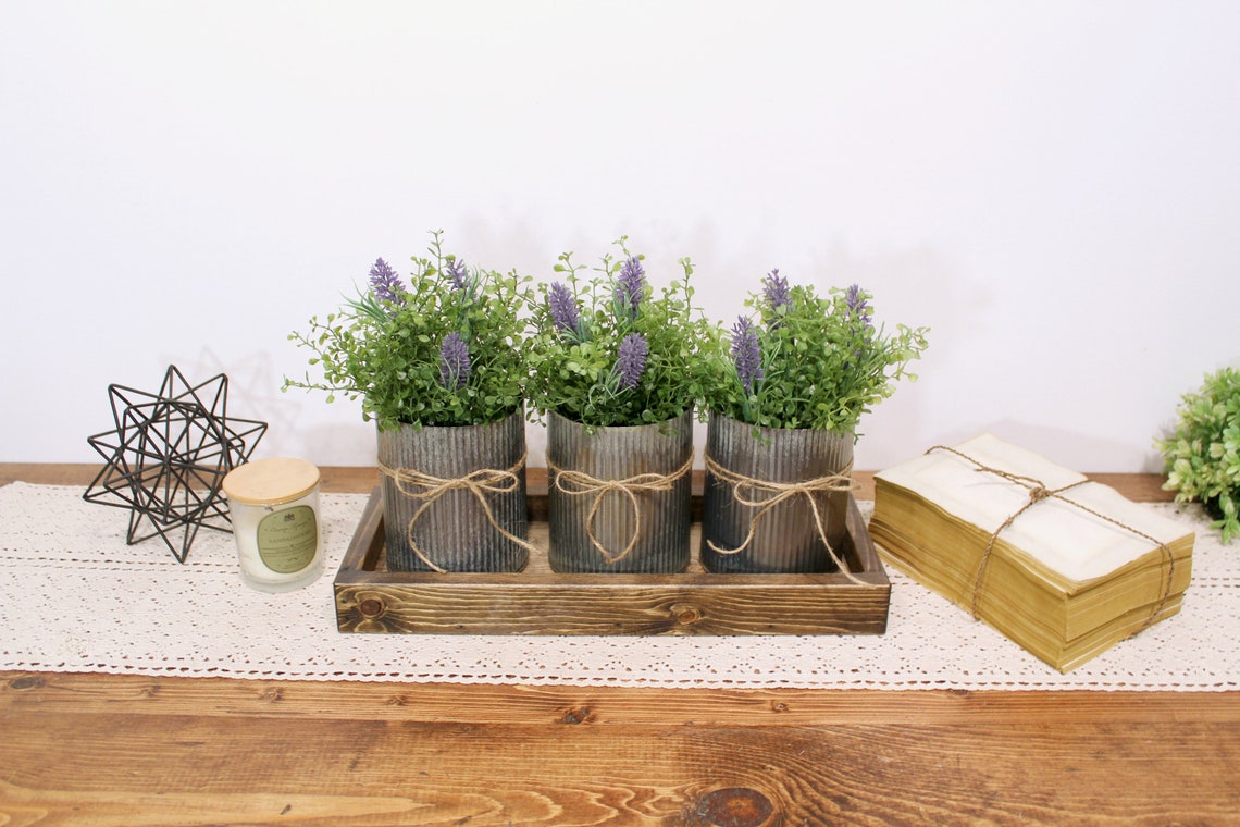 Rustic Table Centerpiece Farmhouse Table Centerpiece Dining - Etsy