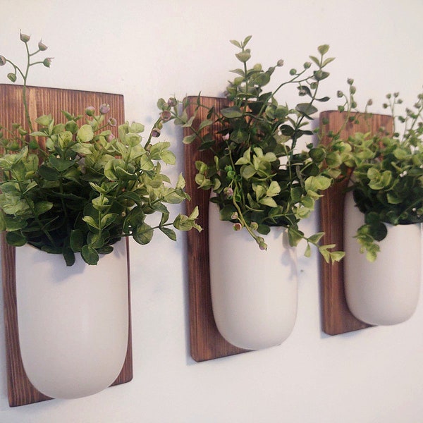 Ceramic Wall Planter - Etsy