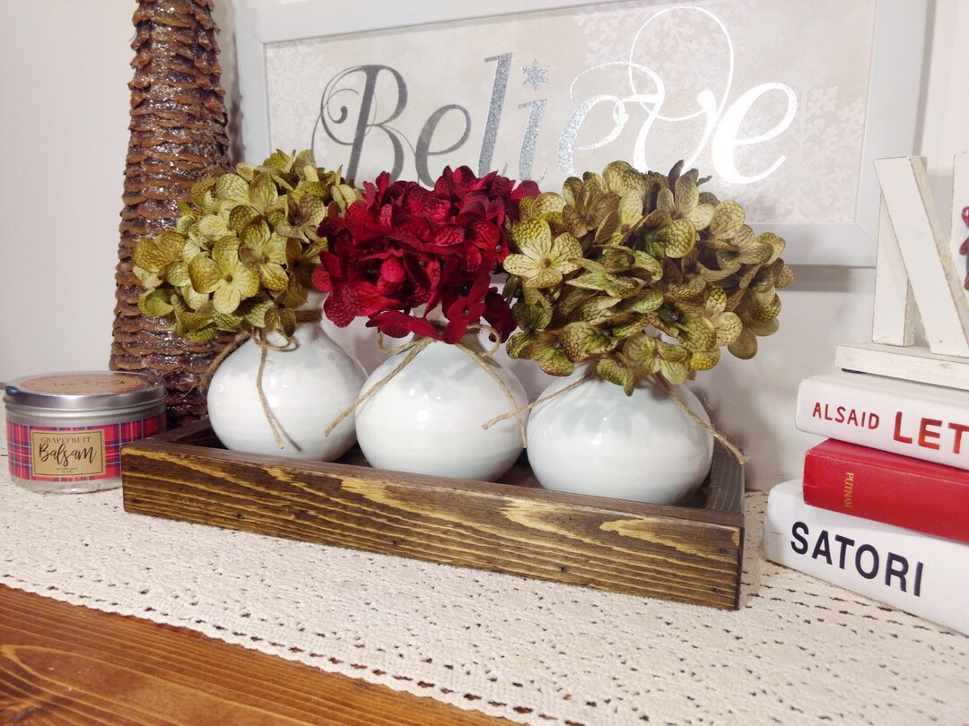 Ceramic Vase, White Vase, Vase and Flowers, Floral Centerpiece, Rustic ...