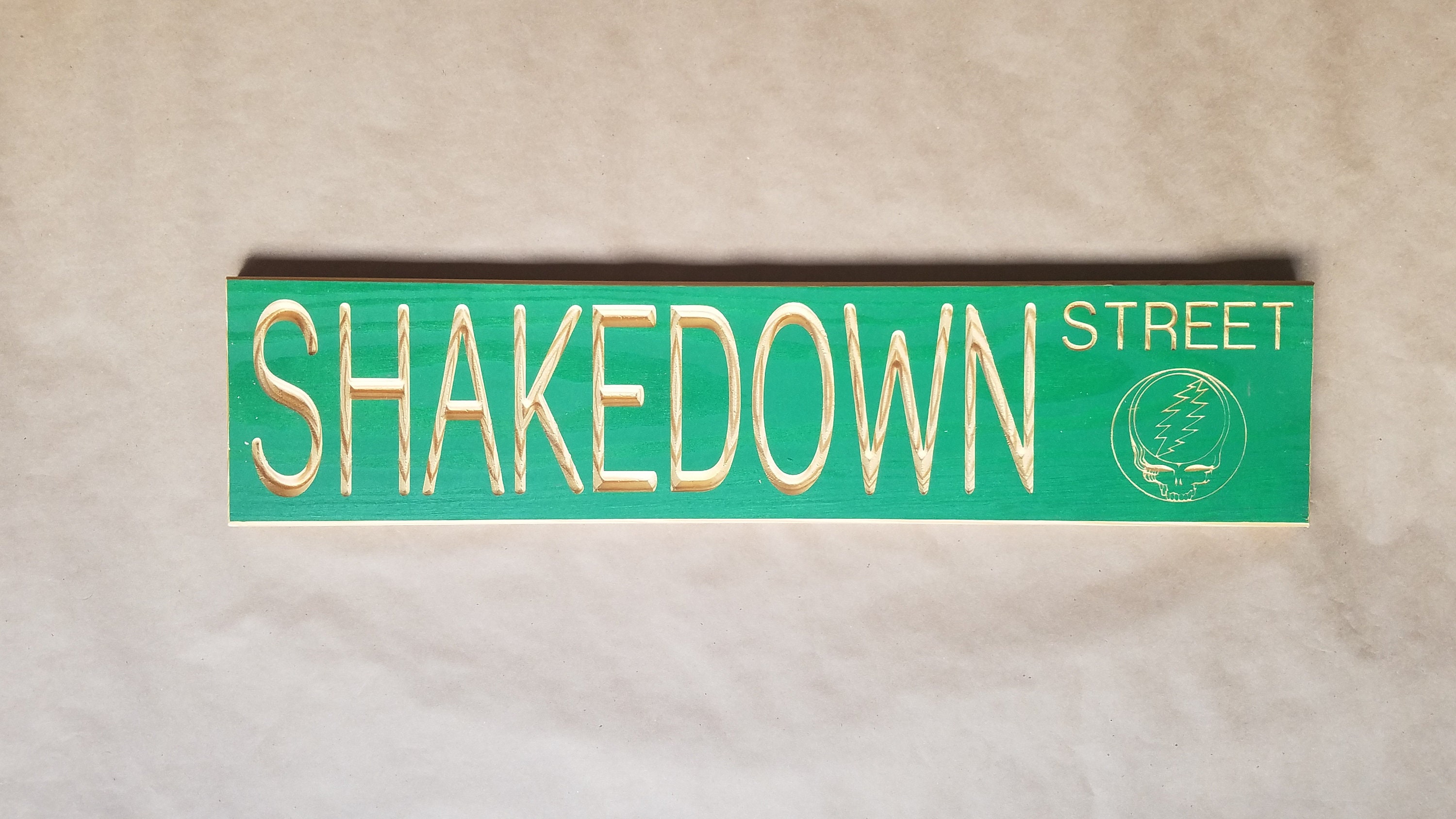 Shakedown Street Sign