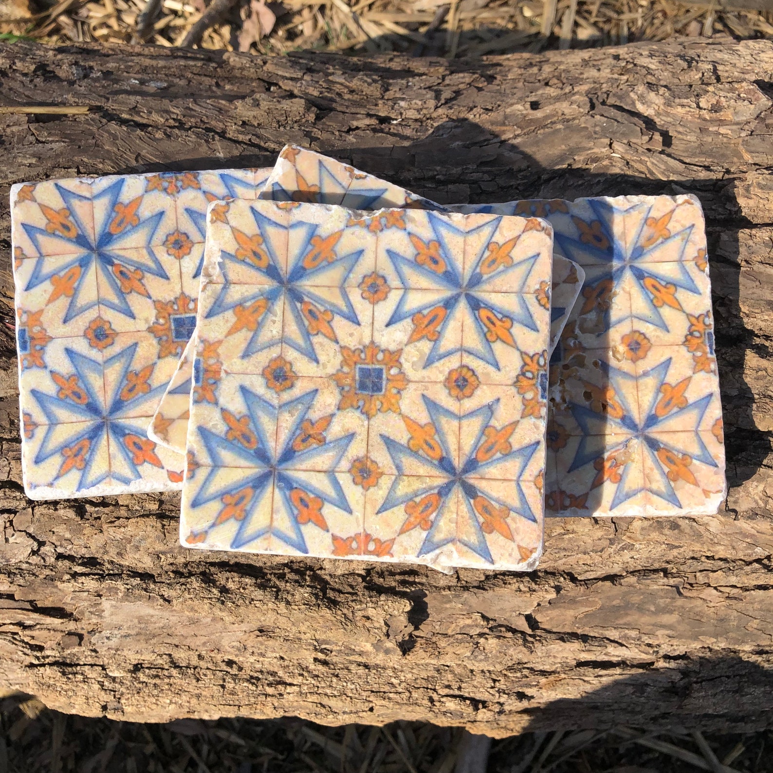 Maltese Cross Coaster Set - Etsy