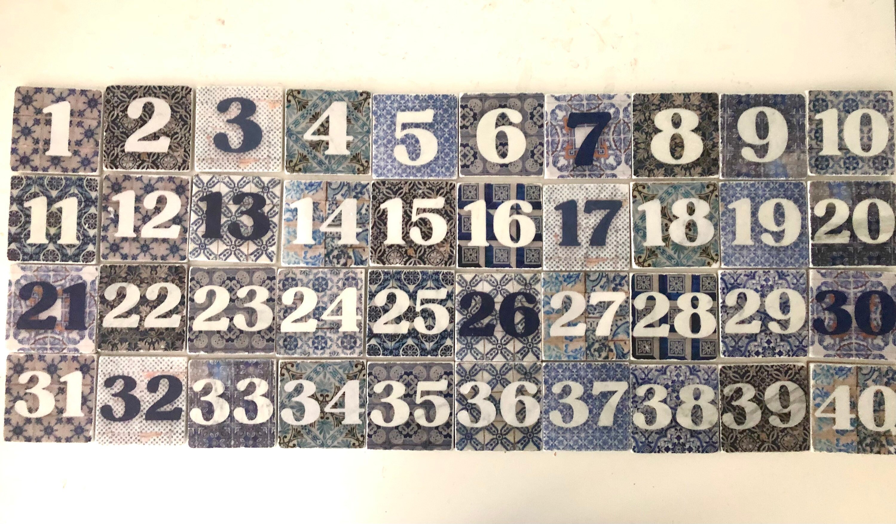 Portugal Azulejos Tile Numbers - Etsy