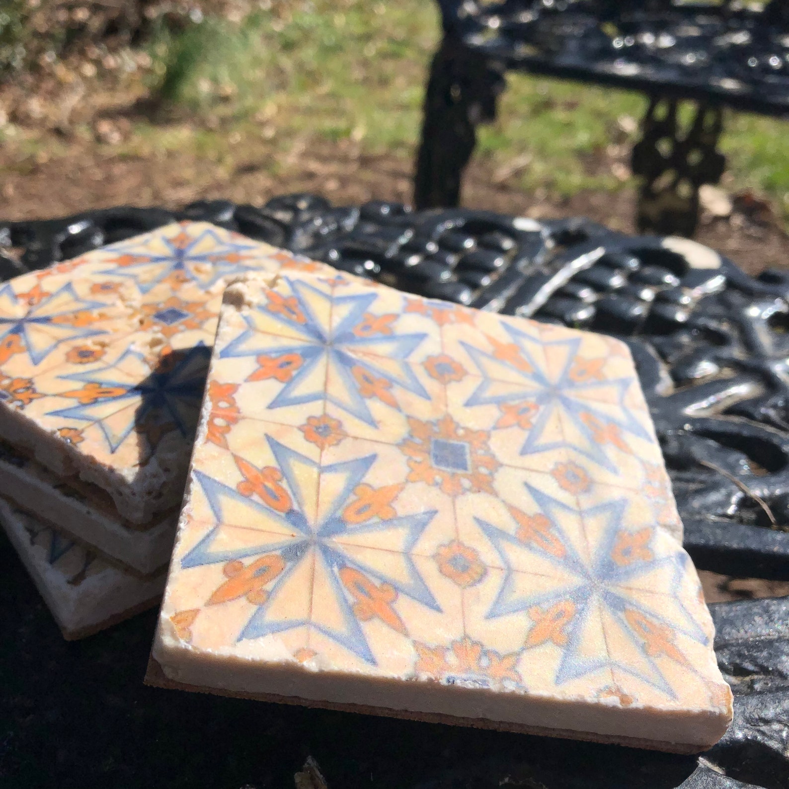 Maltese Cross Coaster Set - Etsy