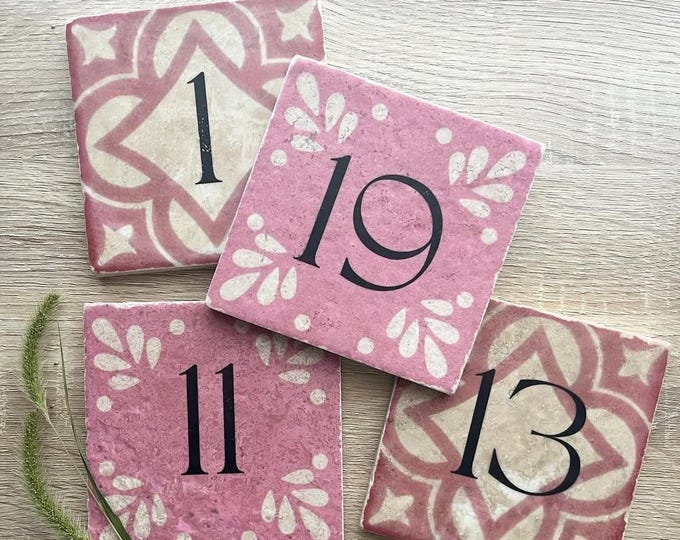 Talavera Tile Table Numbers: Spanish Wedding Decor - Etsy Canada