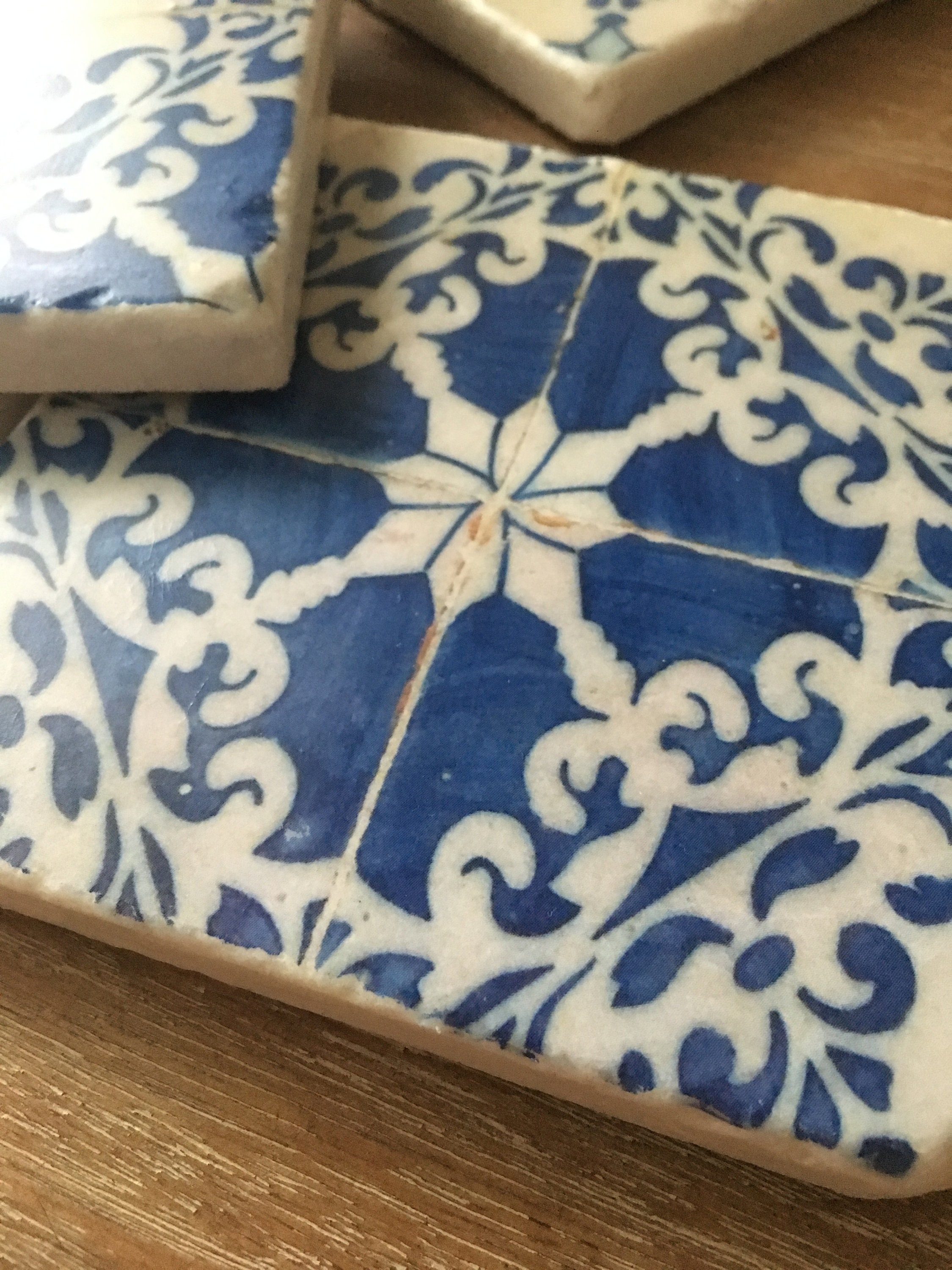 Ava Azulejos Tile Coasters - Etsy