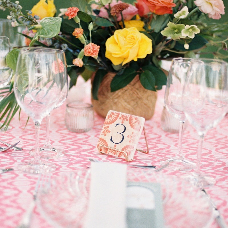 Spanish Table Number - Etsy