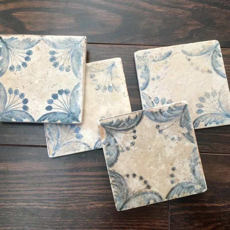 Antique French Tiles - Etsy