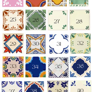 Talavera II Tile Numbers - Etsy