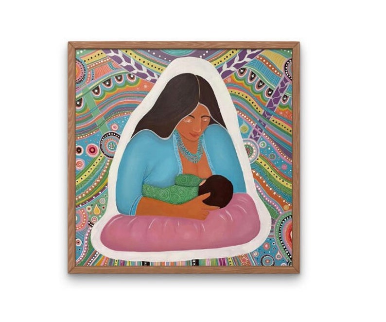 Motherhood Art, Breastfeeding Art, Midwifery Art, Gifts for Midwife ...