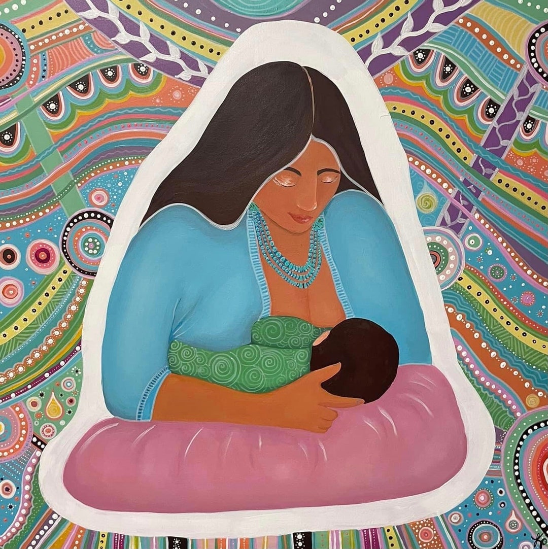 Motherhood Art, Breastfeeding Art, Midwifery Art, Gifts for Midwife ...